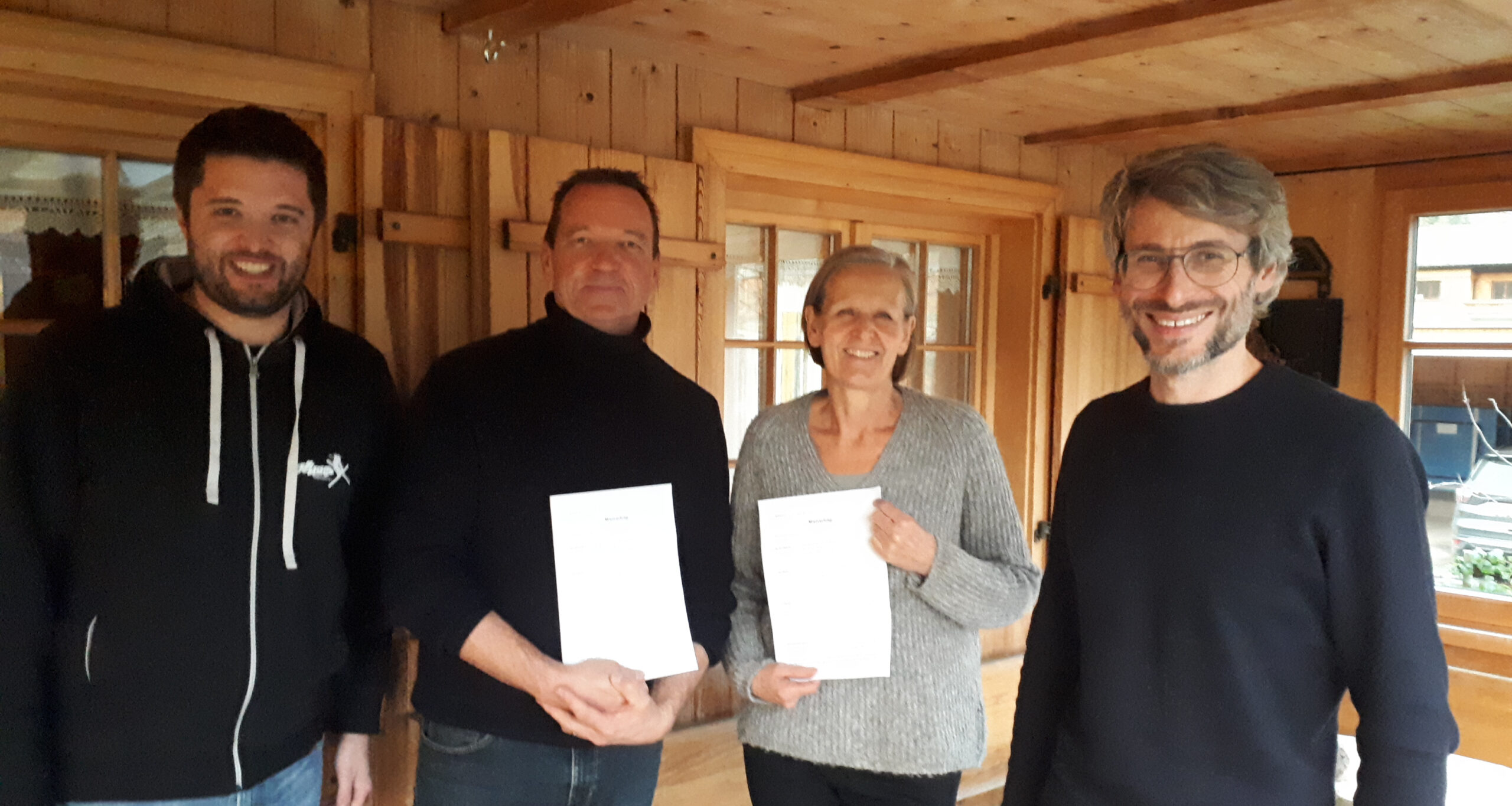 Pachtvertrag für Kressbronner Hütte unterschrieben - Skiclub Kressbronn